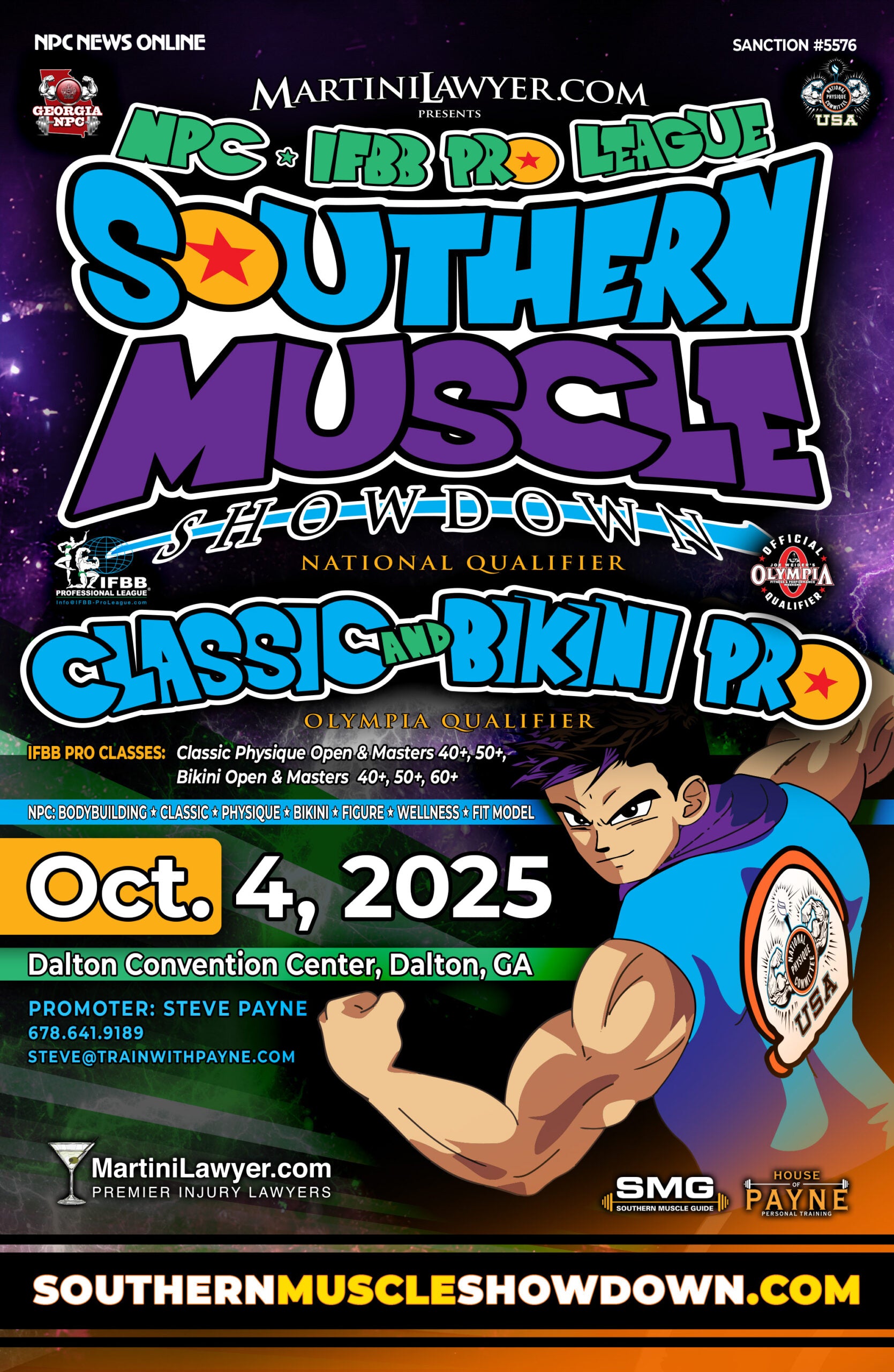 2025 Southern Muscle Showdown Pro/Am – Dan Ray Photography